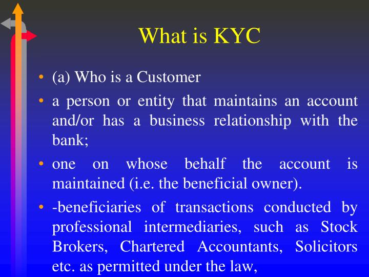 PPT - KYC norms & obligation of Banks under Prevention of Money ...