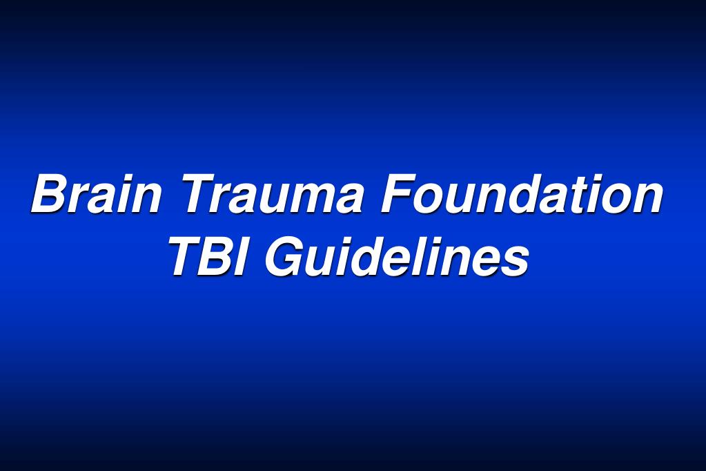 PPT - Sports-Related Severe Traumatic Brain Injury: Management by the ...