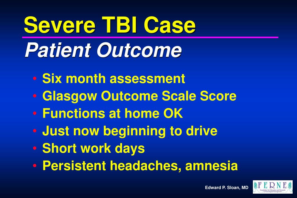 PPT - Sports-Related Severe Traumatic Brain Injury: Management by the ...