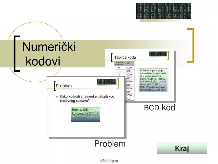 PPT - Numerički kodovi PowerPoint Presentation, free download - ID:5054066