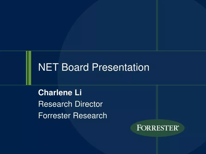 PPT - NET Board Presentation PowerPoint Presentation, free download ...