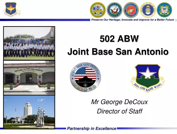 PPT - 502 ABW Joint Base San Antonio PowerPoint Presentation, free ...