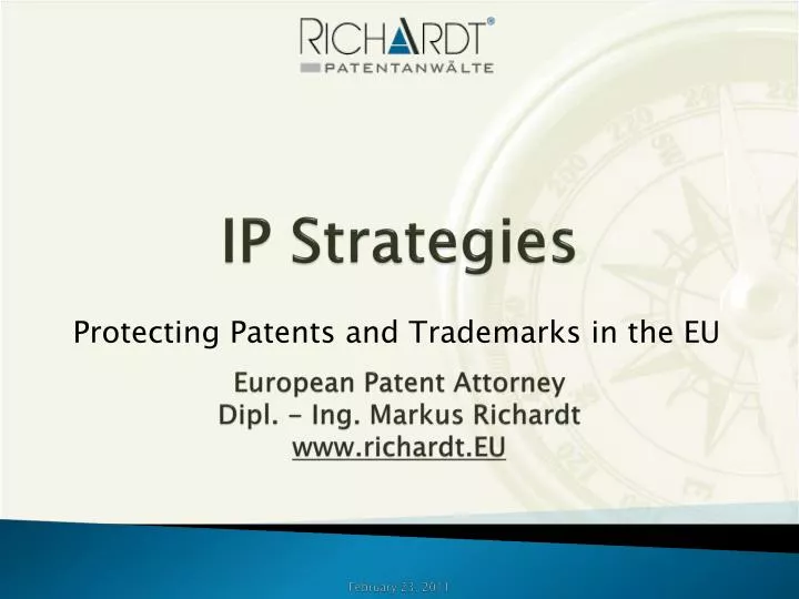 PPT - IP Strategies PowerPoint Presentation, free download - ID:5056382