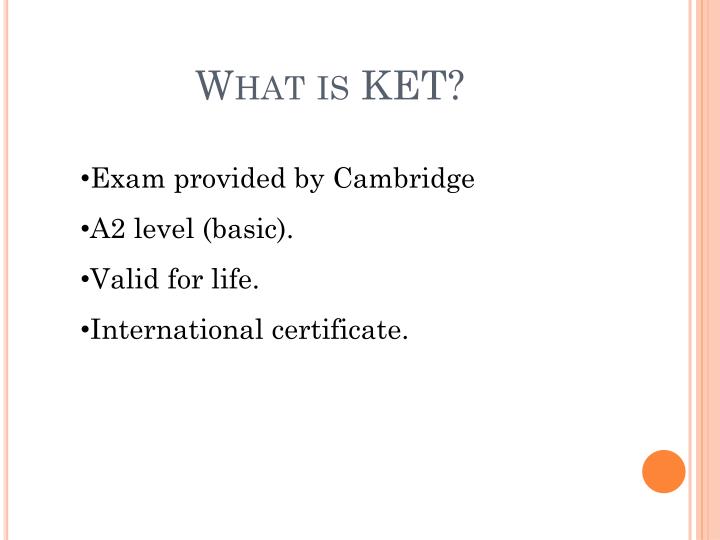 PPT - KET Key English Test PowerPoint Presentation - ID:5056453