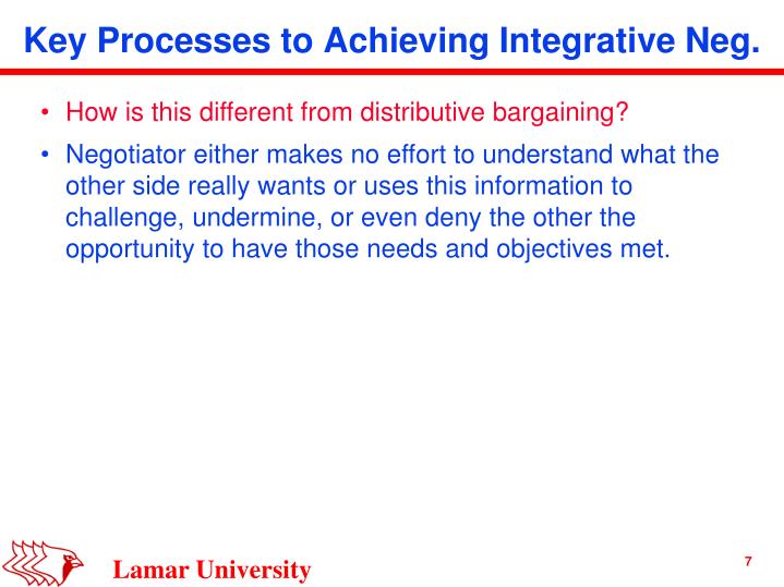 PPT - Integrative Negotiation PowerPoint Presentation - ID:5057223