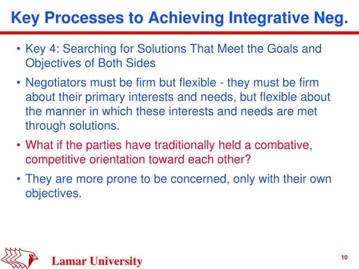 PPT - Integrative Negotiation PowerPoint Presentation - ID:5057223