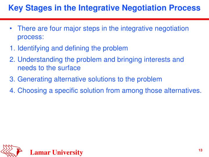 PPT - Integrative Negotiation PowerPoint Presentation - ID:5057223