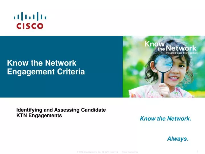 PPT - Know the Network Engagement Criteria PowerPoint Presentation ...