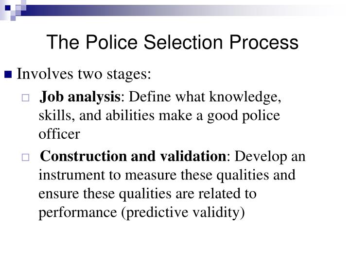 PPT - Police Psychology PowerPoint Presentation - ID:5058125