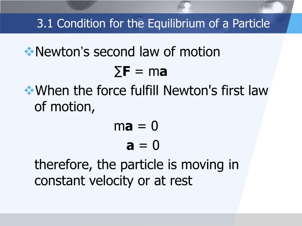 Ppt Equilibrium Of A Particle Powerpoint Presentation Free Download