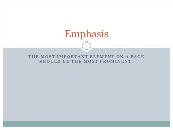 PPT - Emphasis PowerPoint Presentation, free download - ID:5061633