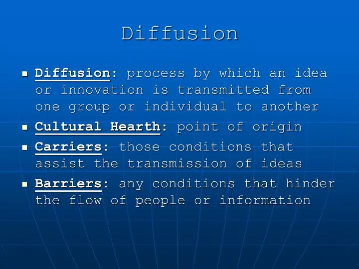 PPT - Diffusion PowerPoint Presentation, free download - ID:5062879