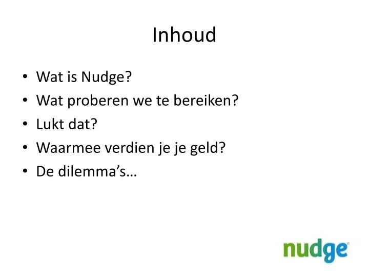 PPT - Inhoud PowerPoint Presentation, free download - ID:5063013