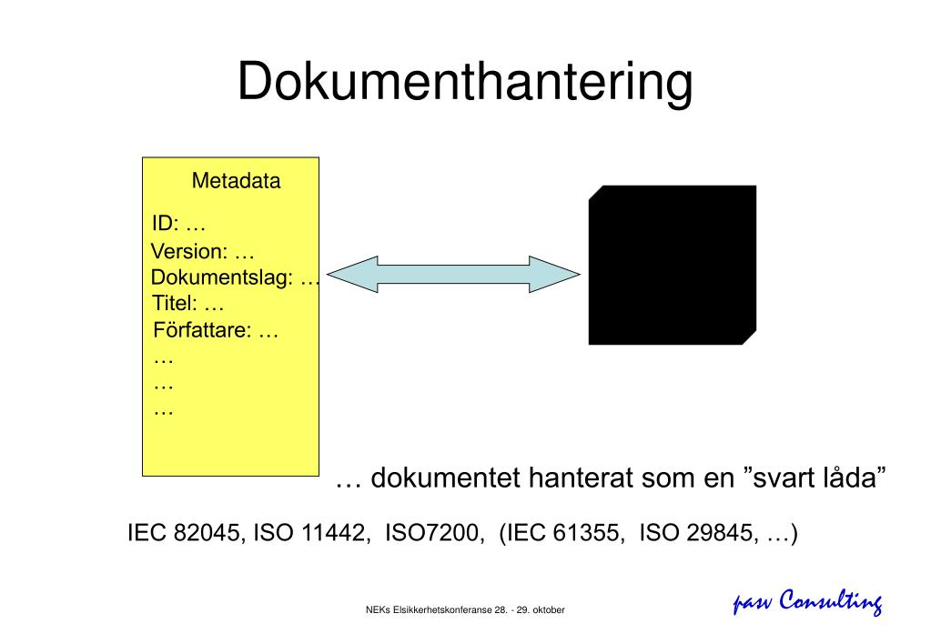 PPT - Dokumentasjon av elektriske anlegg - et nødvendig hjelpemiddel ...