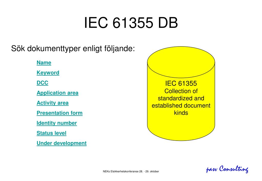 PPT - Dokumentasjon av elektriske anlegg - et nødvendig hjelpemiddel ...