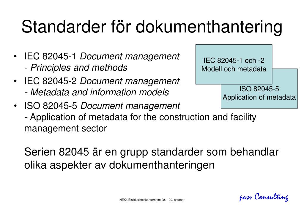 PPT - Dokumentasjon av elektriske anlegg - et nødvendig hjelpemiddel ...