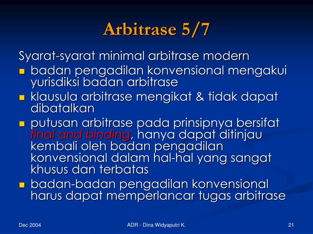 PPT - Penyelesaian Sengketa Alternatif di Luar Pengadilan PowerPoint ...
