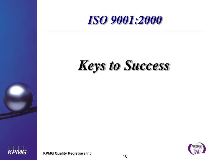 PPT - ISO 9001:2000 PowerPoint Presentation - ID:5065022