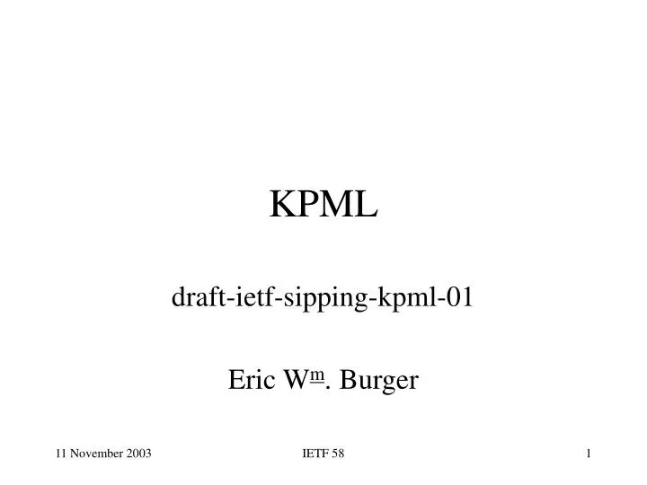 PPT - KPML PowerPoint Presentation, free download - ID:5065200