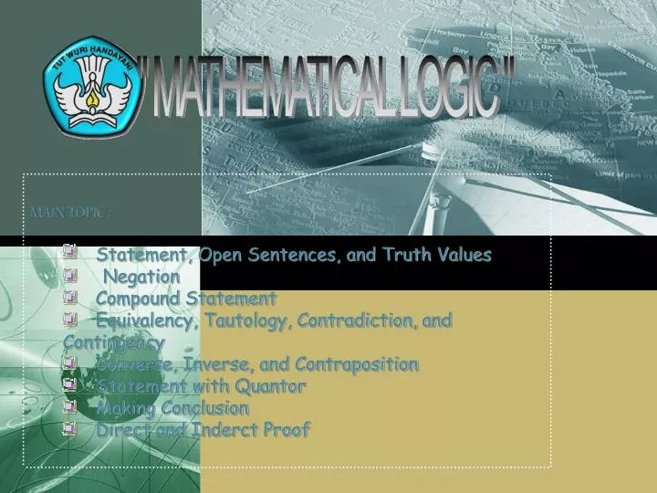 PPT - " MATHEMATICAL LOGIC " PowerPoint Presentation, free download ...