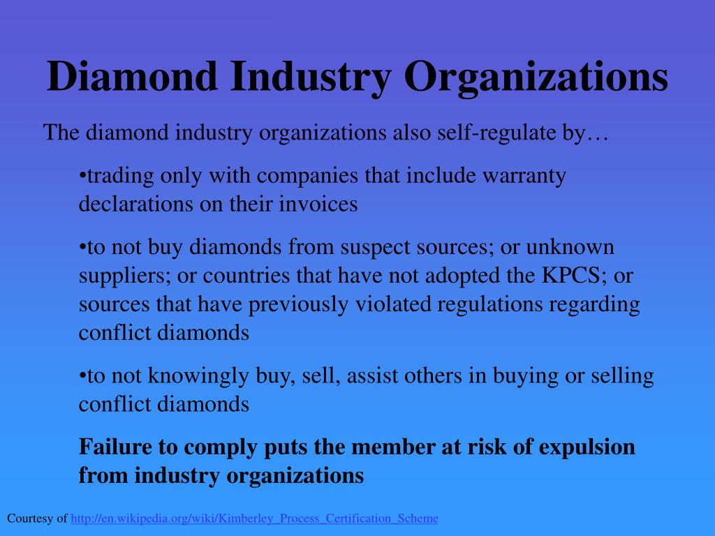 PPT - Illicit Diamond Trade: “Conflict Diamonds” PowerPoint ...
