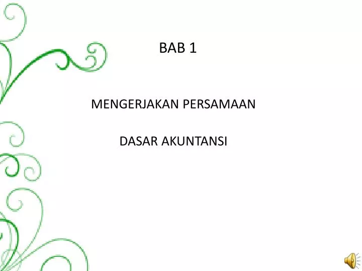 PPT - BAB 1 PowerPoint Presentation, free download - ID:5066592