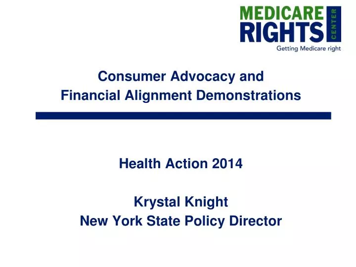 PPT - Medicare Rights Center PowerPoint Presentation, free download ...