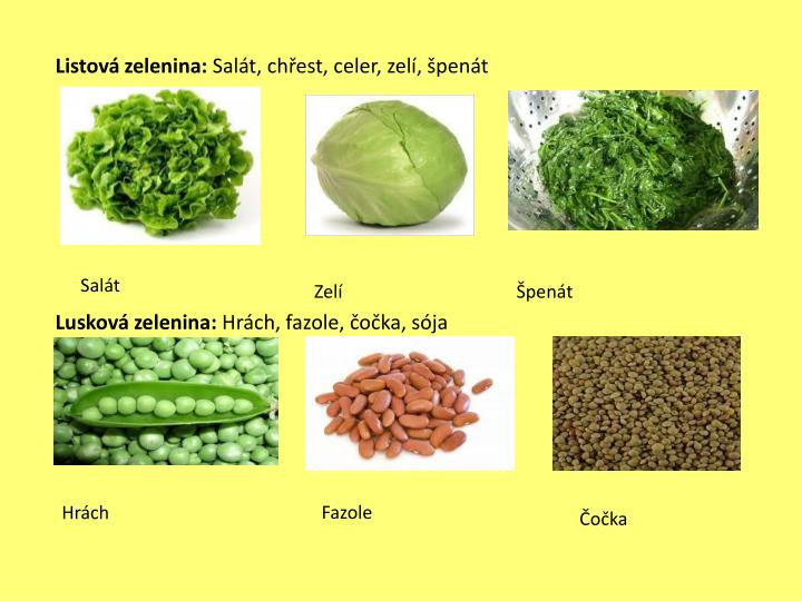 PPT - Zelenina PowerPoint Presentation - ID:5068235