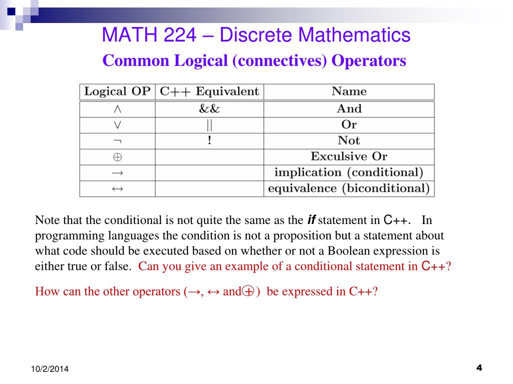PPT - MATH 224 – Discrete Mathematics PowerPoint Presentation, free ... PPT - MATH 224 – Discrete Mathematics PowerPoint Presentation, free ...