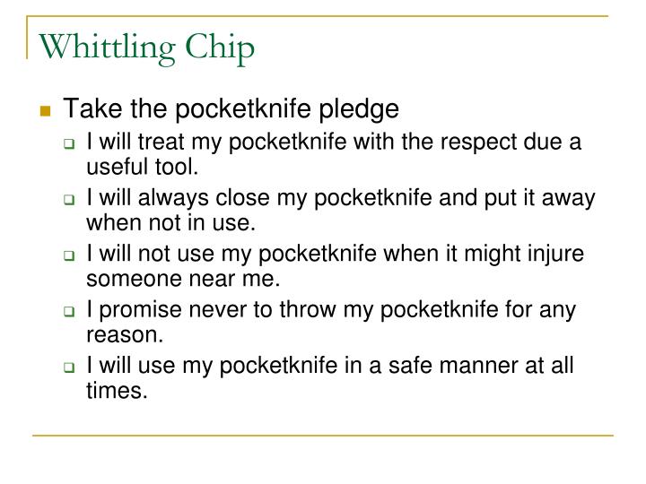 PPT - Whittling Chip PowerPoint Presentation - ID:5070334