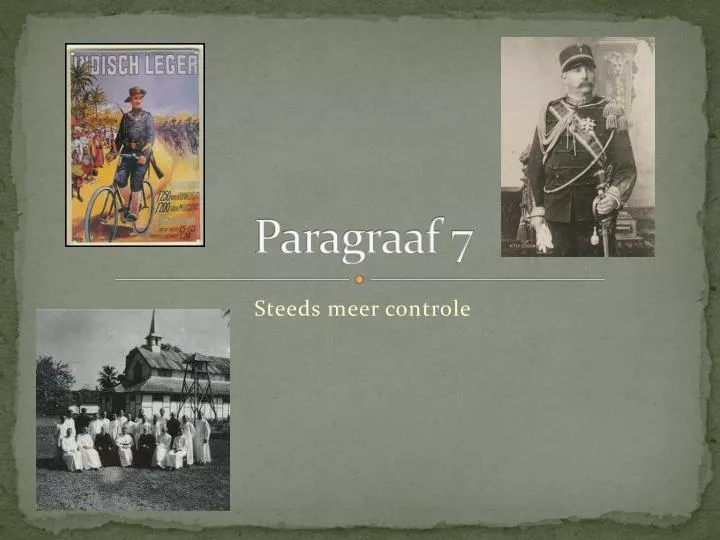 PPT - Paragraaf 7 PowerPoint Presentation, free download - ID:5070495