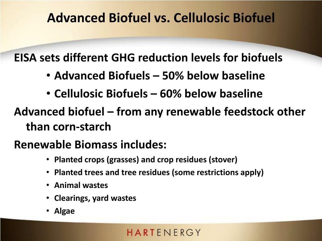 PPT - Is the Renewable Fuel Standard Sufficient to Motivate Cellulosic ...
