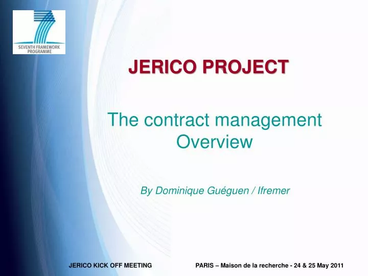 PPT - JERICO PROJECT PowerPoint Presentation, free download - ID:5072780