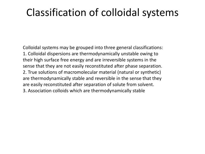 PPT - Introduction to colloid and Surface chemistry PowerPoint ...