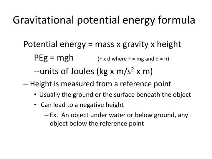 PPT - Potential Energy Notes PowerPoint Presentation - ID:5075776