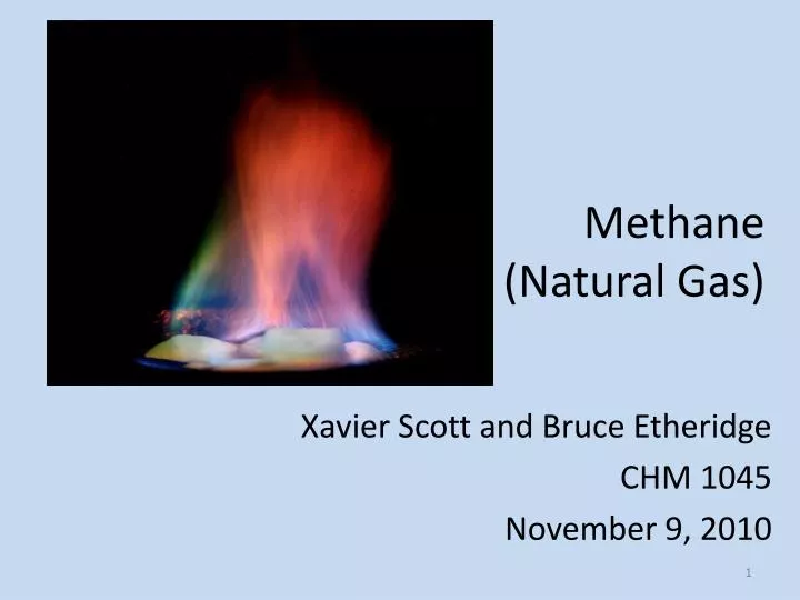 PPT - Methane (Natural Gas) PowerPoint Presentation, free download - ID ...