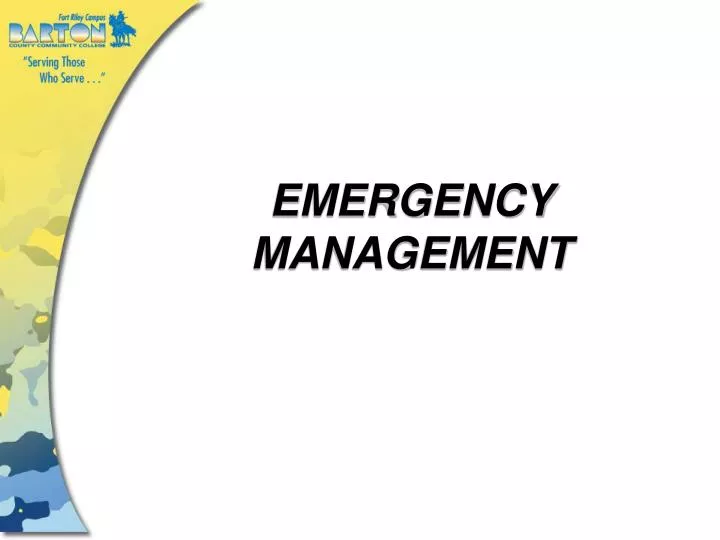 PPT - EMERGENCY MANAGEMENT PowerPoint Presentation, free download - ID ...