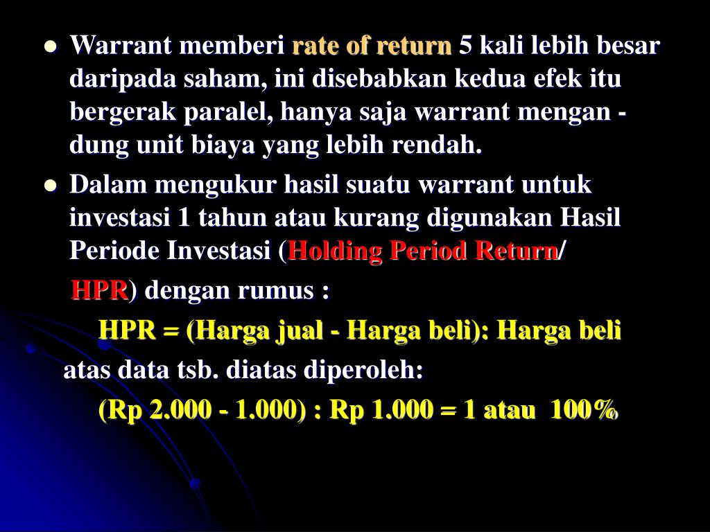 PPT - ANALISA INVESTASI SPEKULATIF PowerPoint Presentation, free ...