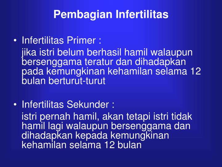 PPT - INFERTILITAS PowerPoint Presentation - ID:5078824