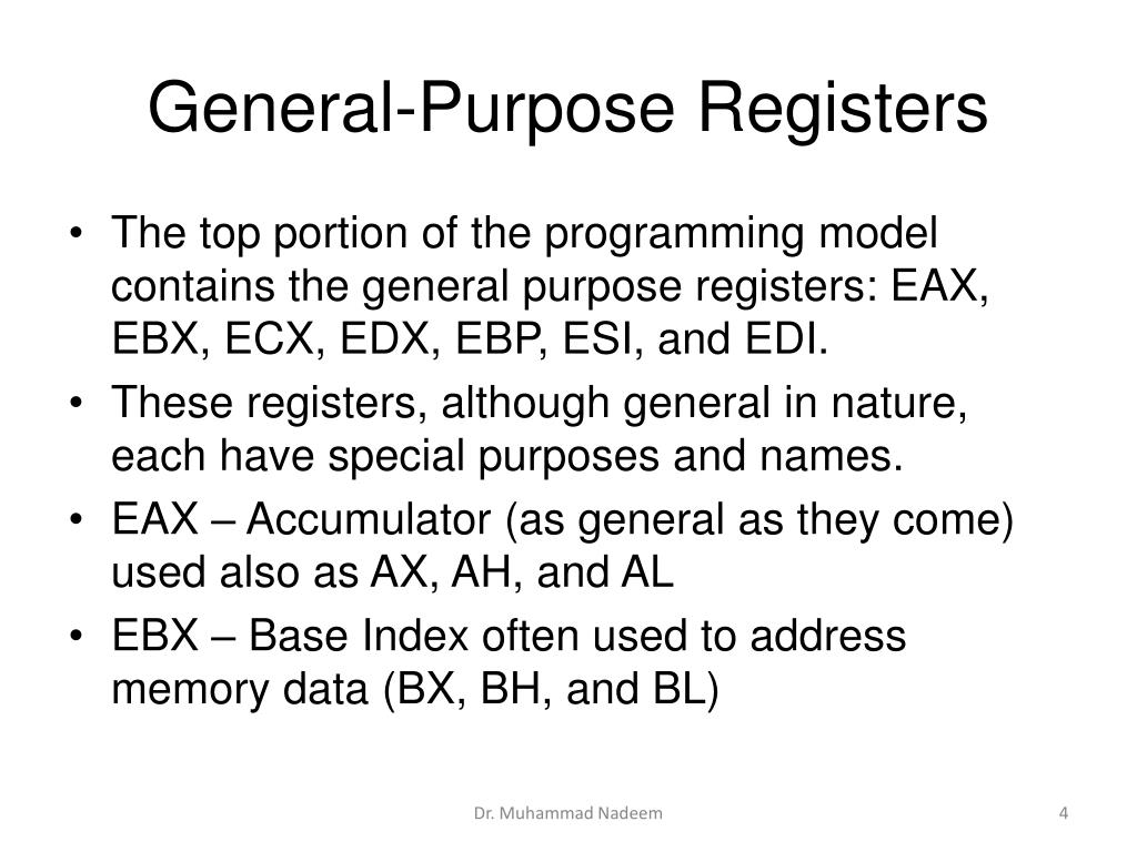 PPT - The Microprocessor and its Architecture PowerPoint Presentation ...