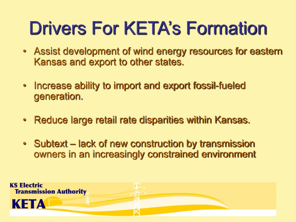 PPT - Kansas Electric Transmission Authority (KETA) PowerPoint ...