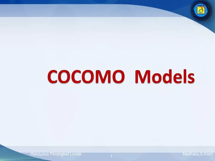 PPT - COCOMO Models PowerPoint Presentation, free download - ID:5082480