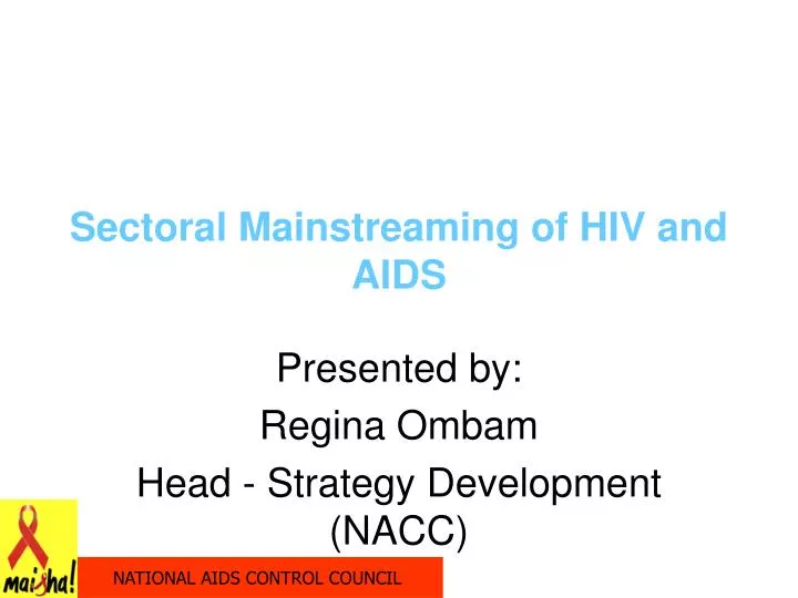 Ppt Sectoral Mainstreaming Of Hiv And Aids Powerpoint Presentation