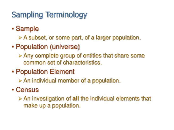 PPT - Chapter 12 Sampling Designs and Sampling Procedures PowerPoint ...
