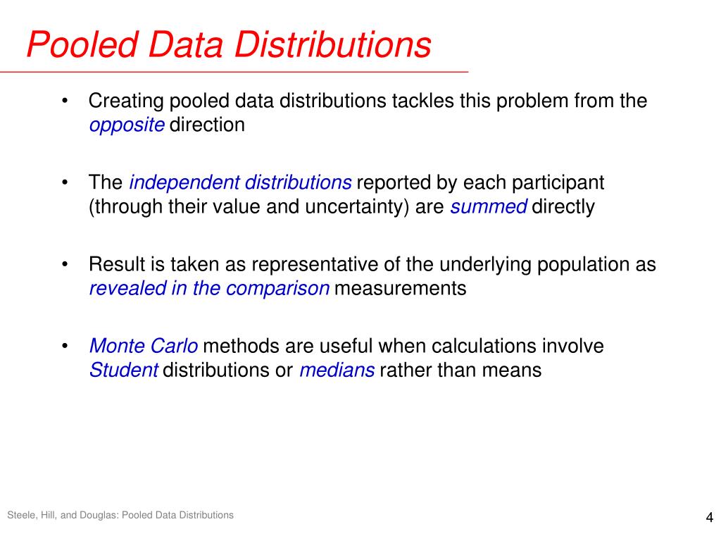 PPT - POOLED DATA DISTRIBUTIONS PowerPoint Presentation, free download ... PPT - POOLED DATA DISTRIBUTIONS PowerPoint Presentation, free download ...