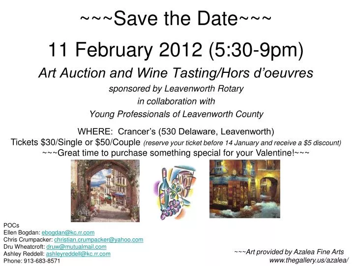 PPT - ~~~Save the Date~~~ PowerPoint Presentation, free download - ID ...