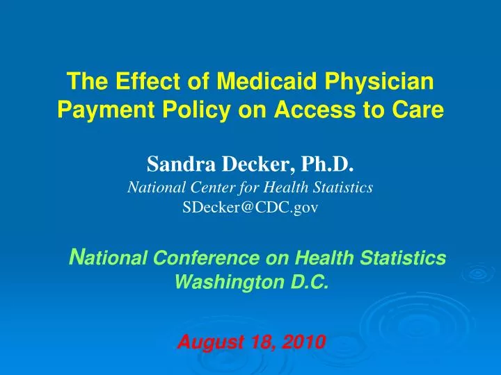PPT - States Undertaking New Medicaid Cost Containment Strategies FY ...