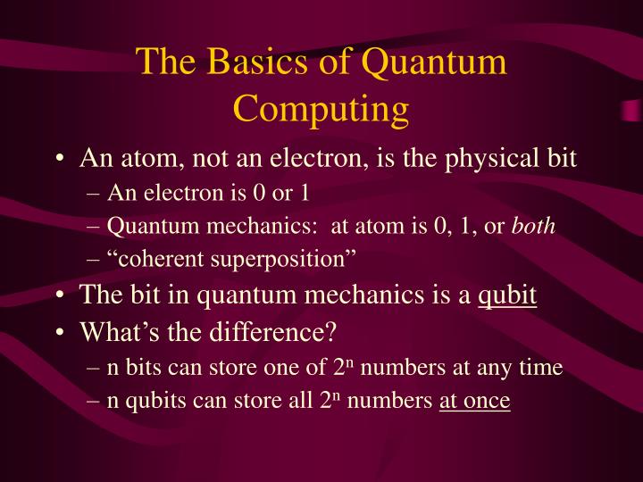 Ppt Quantum Computing Powerpoint Presentation Id5086058