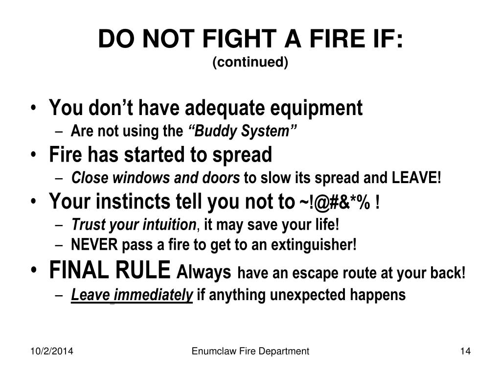 PPT - “ Fire Safety Awareness ” and Fire Extinguisher Training by the ...