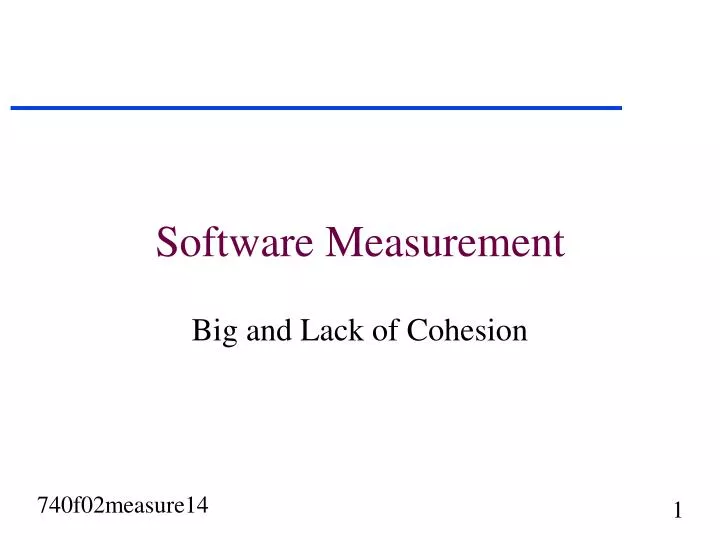 PPT - Software Measurement PowerPoint Presentation, free download - ID ...